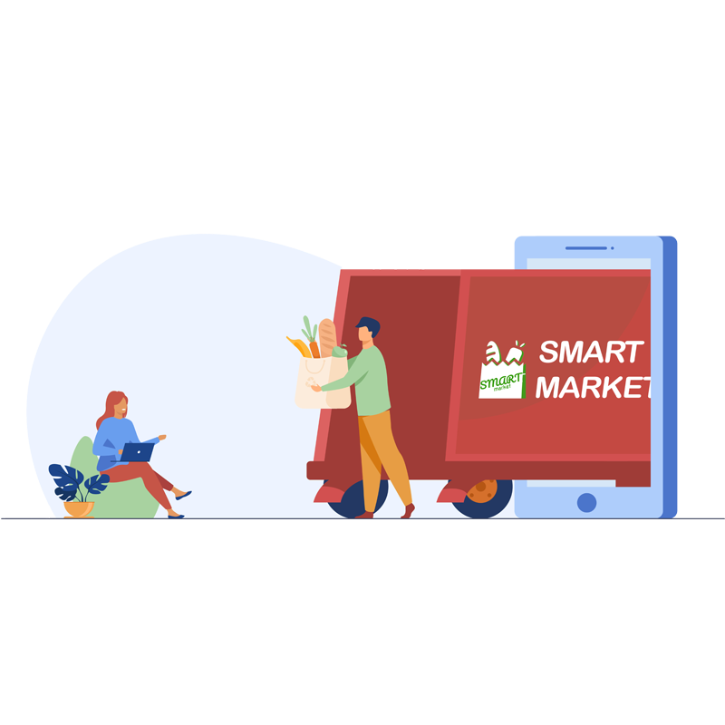Smartmarket - Levering van boodschappen op dezelfde dag in België!